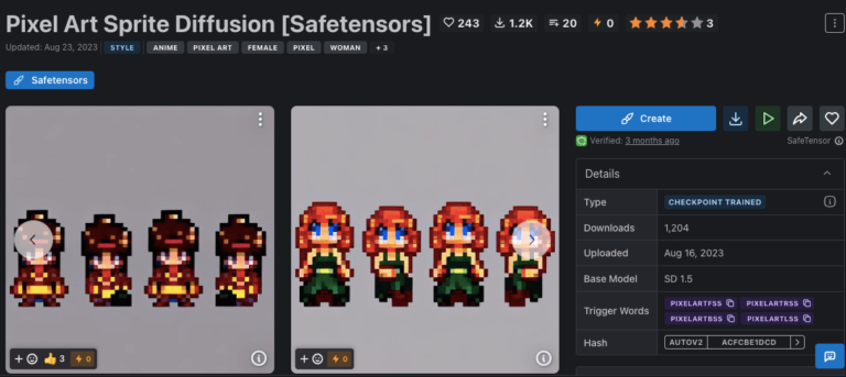 Stable Diffusionでドット絵を生成する方法について解説 | 生成AI攻略