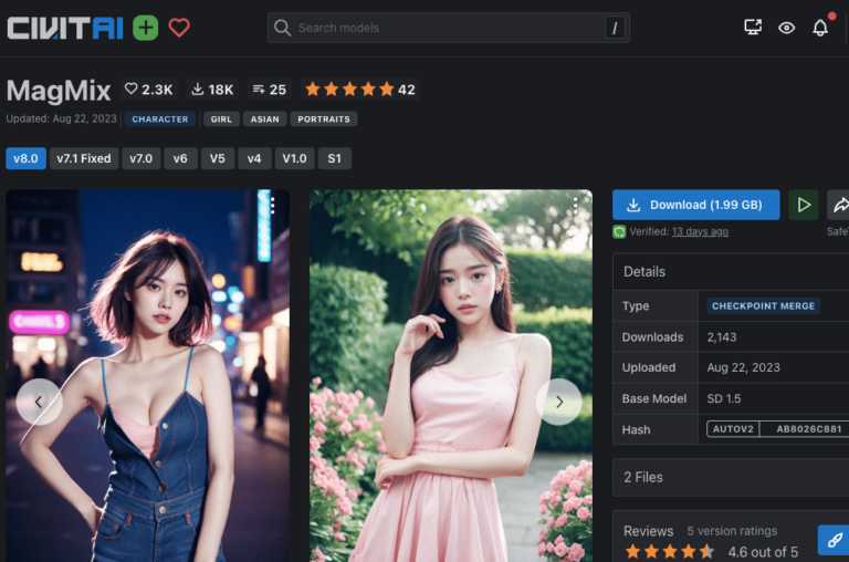 【Stable Diffusion】AIグラビアが生成できるモデルを一覧でまとめ | 生成AI攻略