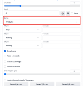 【Stable Diffusion】X/Y/Z plotって何？使い方について解説 | 生成AI攻略