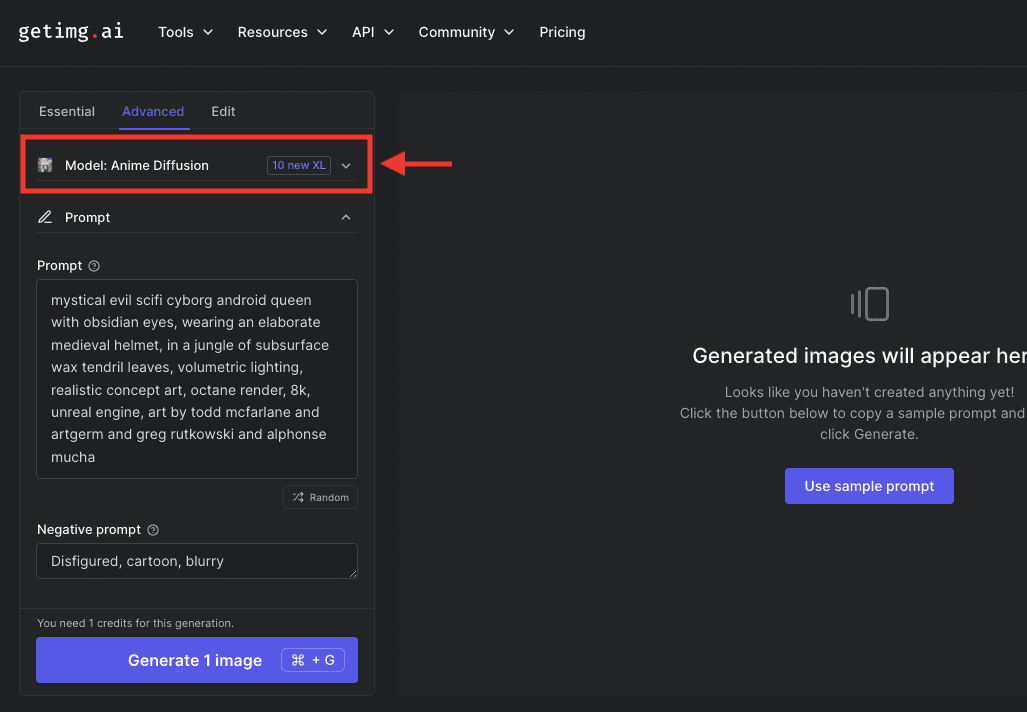 【AI画像生成】getimg.aiの使い方について解説 | 生成AI攻略